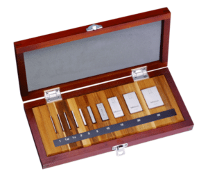 Gauge Block Set, Metric, JCSS Cert., ISO 10 Blocks, Grade 1, Steel ...