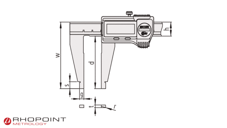 Digital ABS Caliper Nib Style Jaws | 550-207 | Mitutoyo Authorised ...