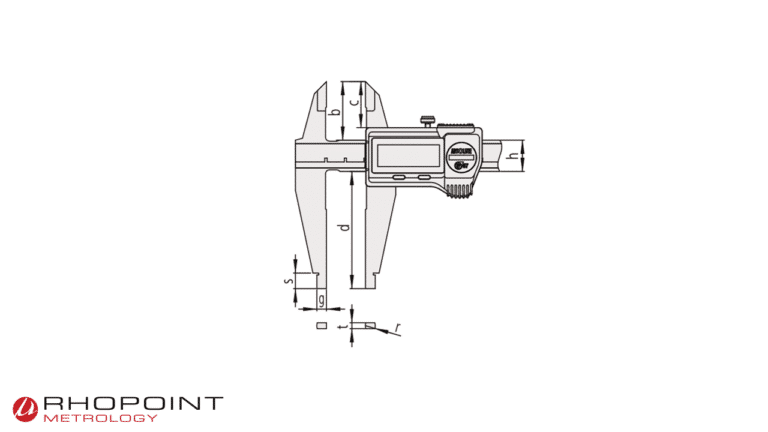 Digital ABS Caliper Nib Style/Std. Jaws | 551-224 | Mitutoyo Authorised ...