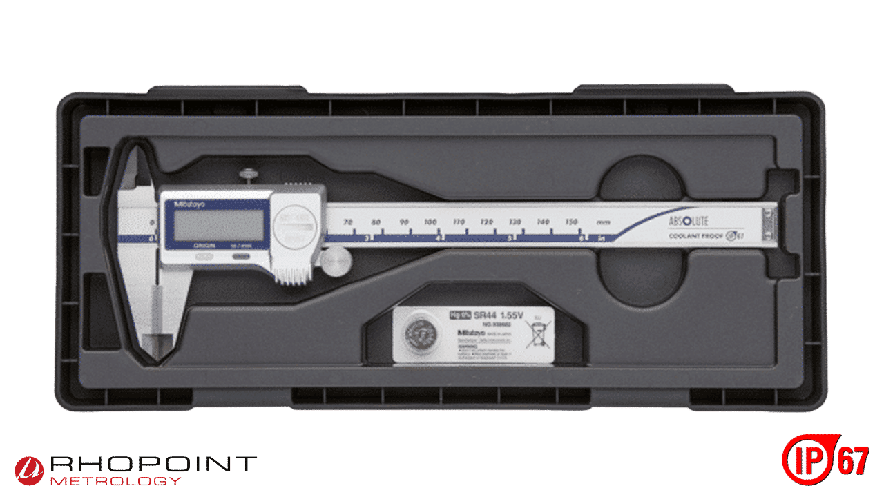 Digital ABS Carbide Tipped Caliper IP67 | 500-738 | Mitutoyo Authorised Distributor