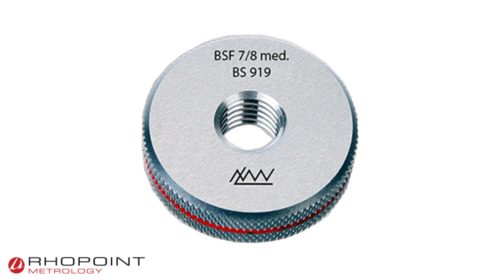 British Standard Threads NoGo Ring Gauge | Rhopoint Metrology