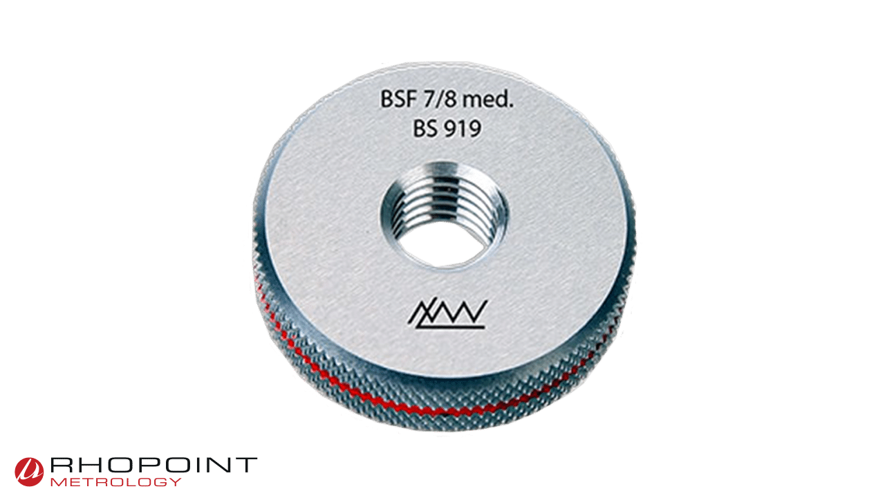 British Standard Threads NoGo Ring Gauge | Rhopoint Metrology
