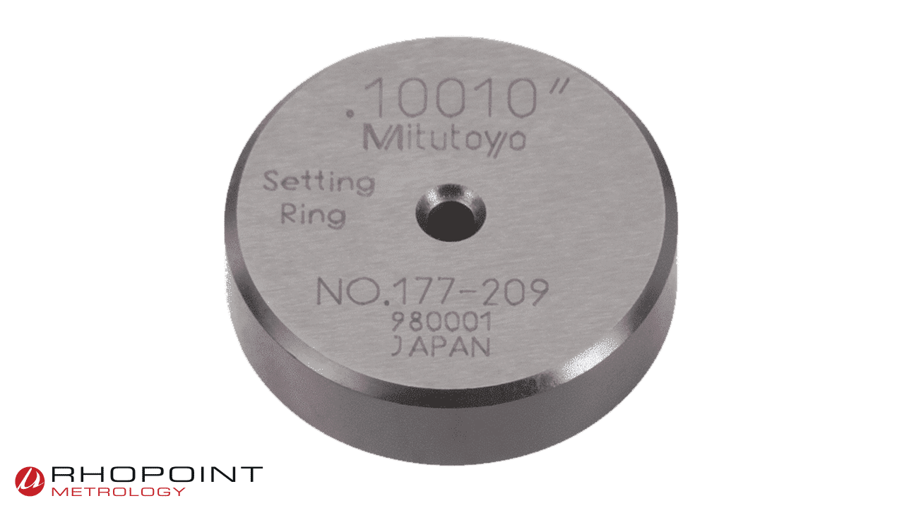 Setting Rings (inch) | 177-209 | Mitutoyo Authorised Distributor